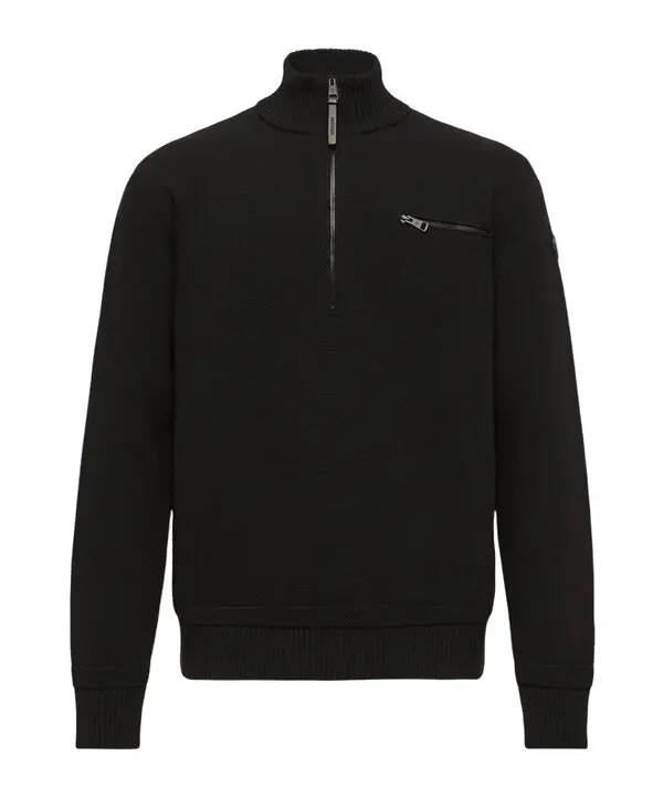Moncler Wool Cashmere Blend Turtleneck Sweater