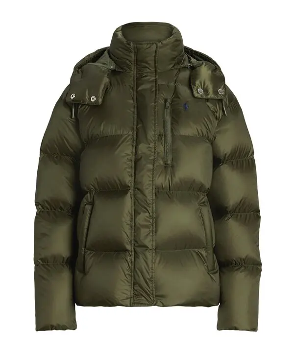 Polo Ralph Lauren Water-repellent Quilted Down Jacket - Green