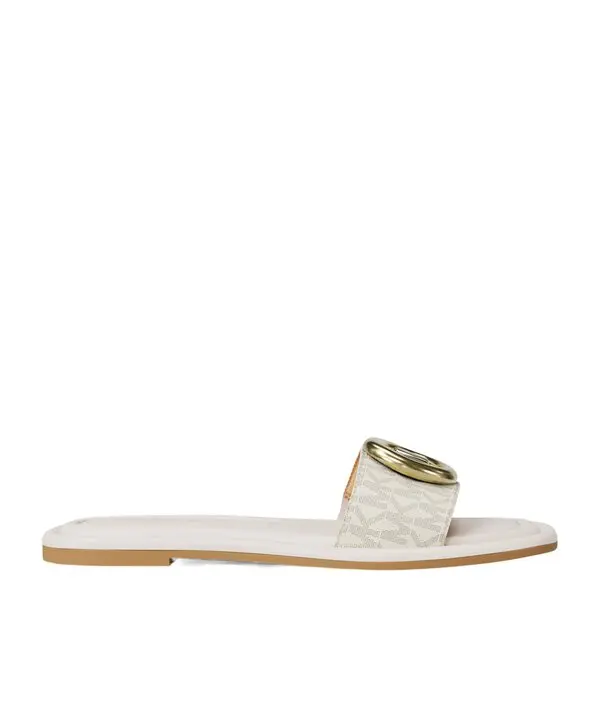 Michael Kors Milan Suede Open Toe Ballet Flat