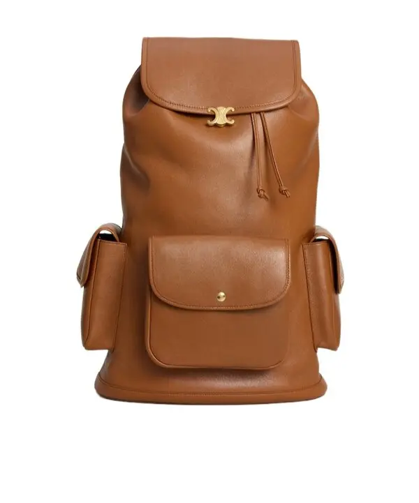 Celine Big Backpack Soft Triomphe In Supple Shiny Lambskin