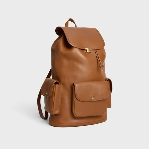 Celine Big Backpack Soft Triomphe In Supple Shiny Lambskin