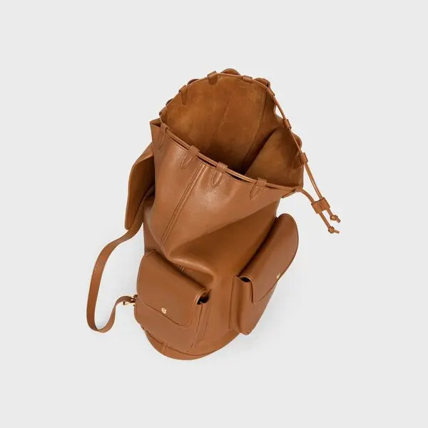 Celine Big Backpack Soft Triomphe In Supple Shiny Lambskin