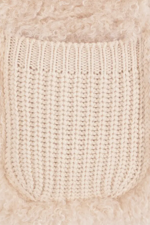 Moncler Drawstring Zip-up Padded Gilet - Light Beige