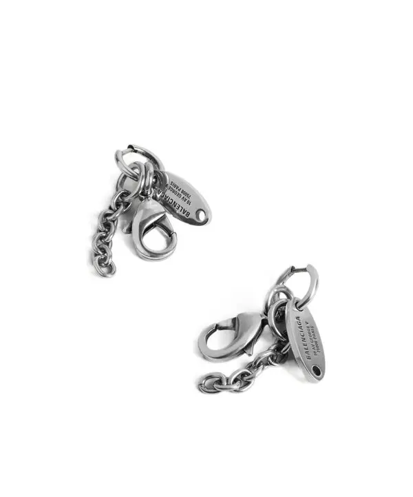 Balenciaga Everyday Chain Earrings In Antique