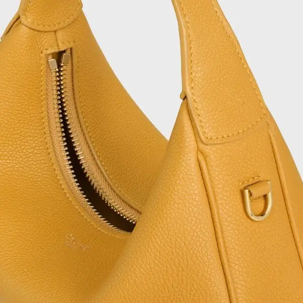 Celine Teen Lulu Grained Calfskin Bag - Marigold