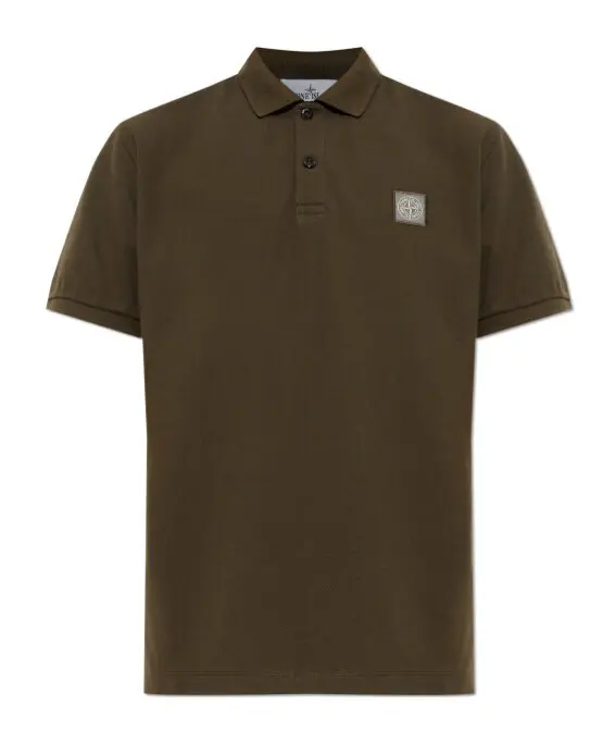 Stone Island Short-sleeved Polo Shirt - Green