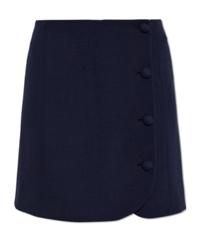 Valentino Garavani Button-fastening A-line Skirt