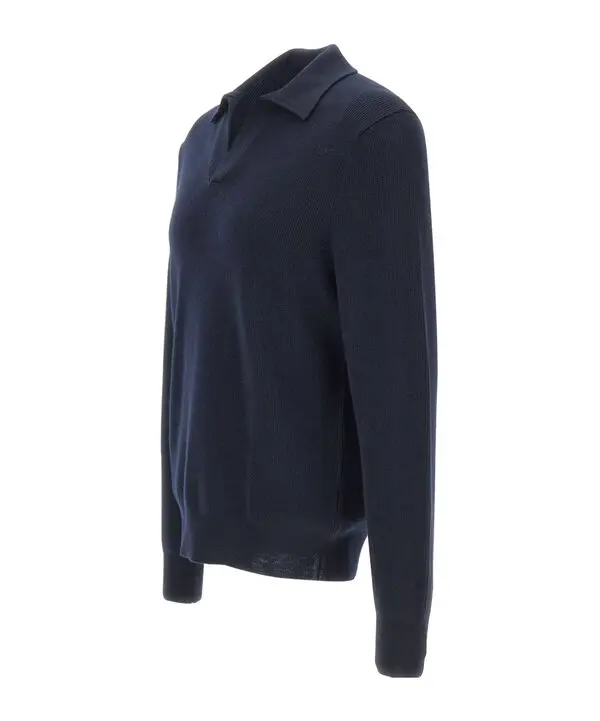 GRAN SASSO Long-sleeve Polo Shirt