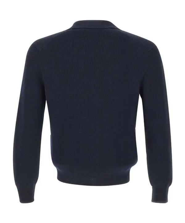 GRAN SASSO Long-sleeve Polo Shirt
