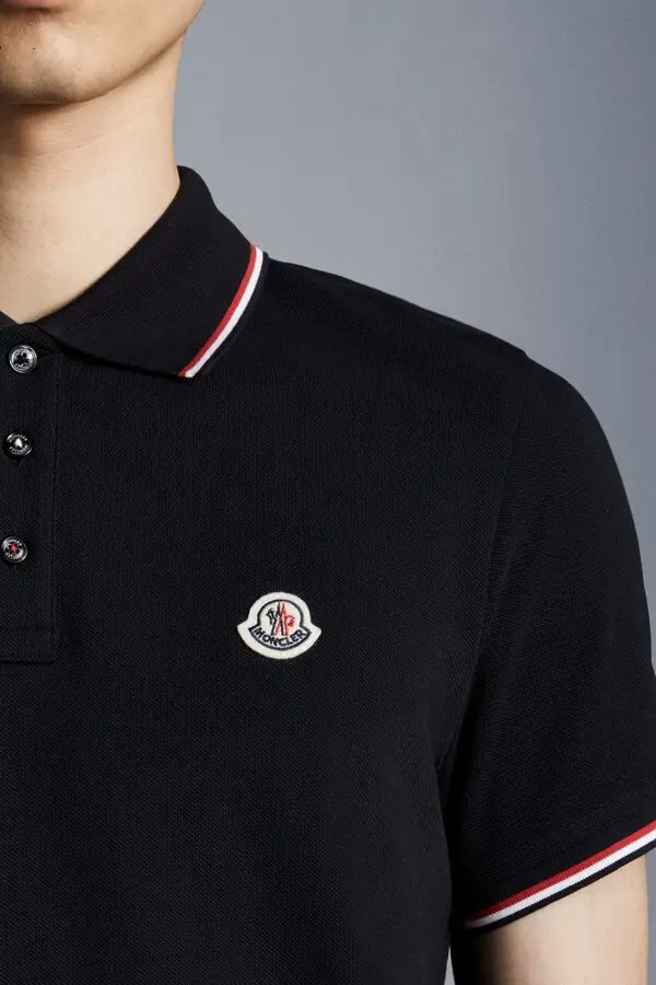 Moncler Logo-patch Short-sleeved Polo Shirt