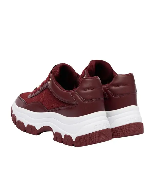 Guess Logo-plaque Chunky-sole Lace-up Sneakers