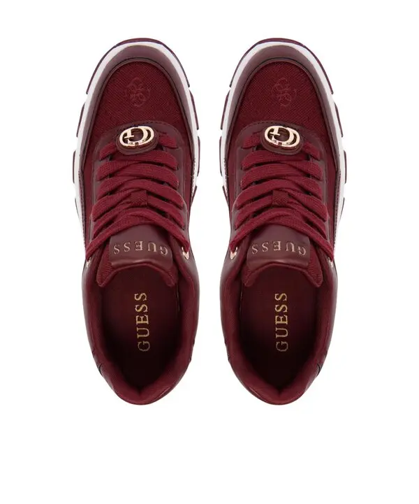 Guess Logo-plaque Chunky-sole Lace-up Sneakers