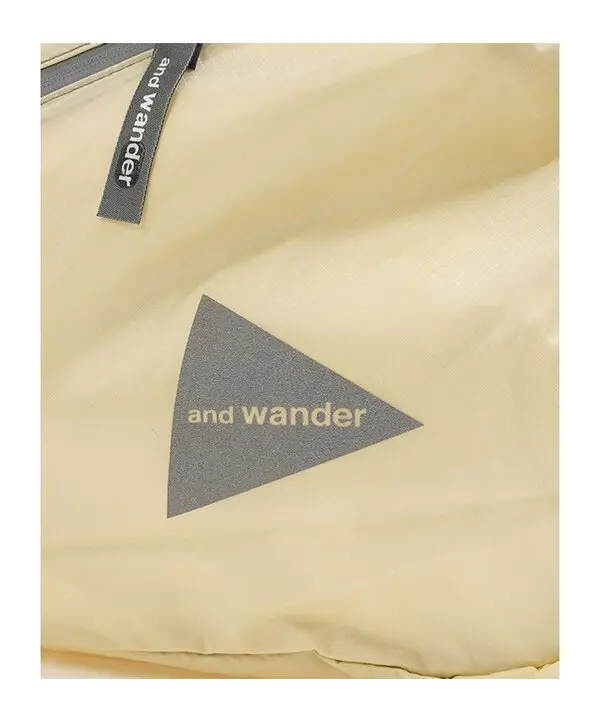 AND WANDER Logo Detail Shoulder Bag