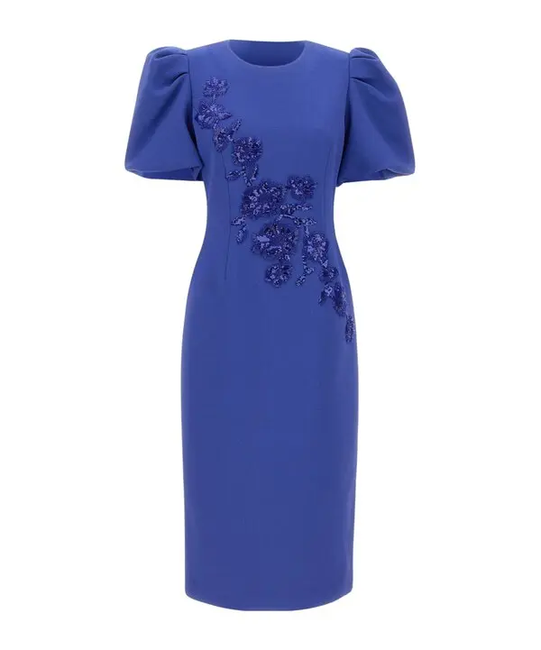 Rebecca Vallance Evolet Embellished Midi Dress - Blue
