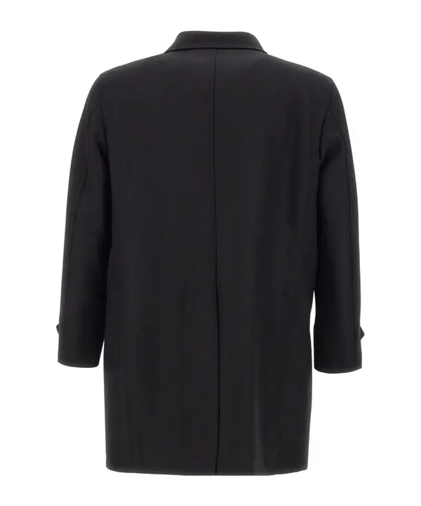 Tagliatore Single-breasted Twill Coat