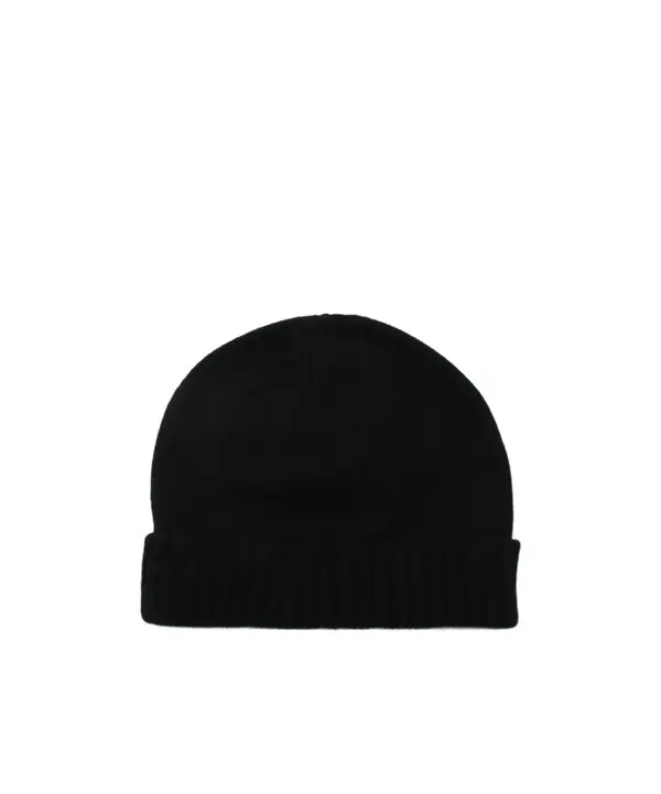 Malo Fine-knit Turn-up Brim Beanie