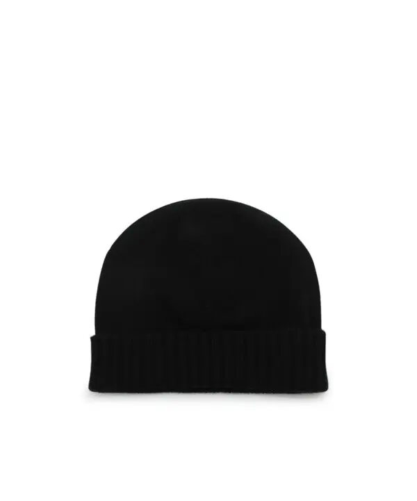 Malo Fine-knit Turn-up Brim Beanie