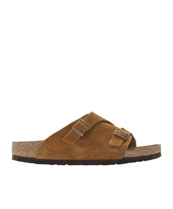 BIRKENSTOCK Zurich Buckled Suede Slip-on Sandals