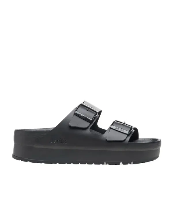 BIRKENSTOCK Arizona Pap Double Strap Slip-on Sandals - Black