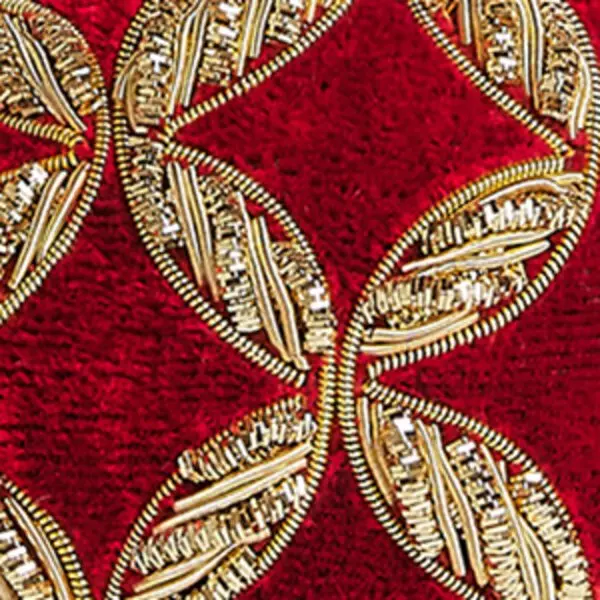 Harrods Velvet Embroidered Bauble