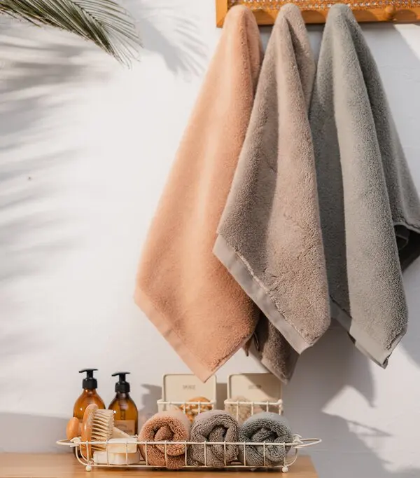 HAMAM Organic Cotton Olympia Hand Towel - Grey