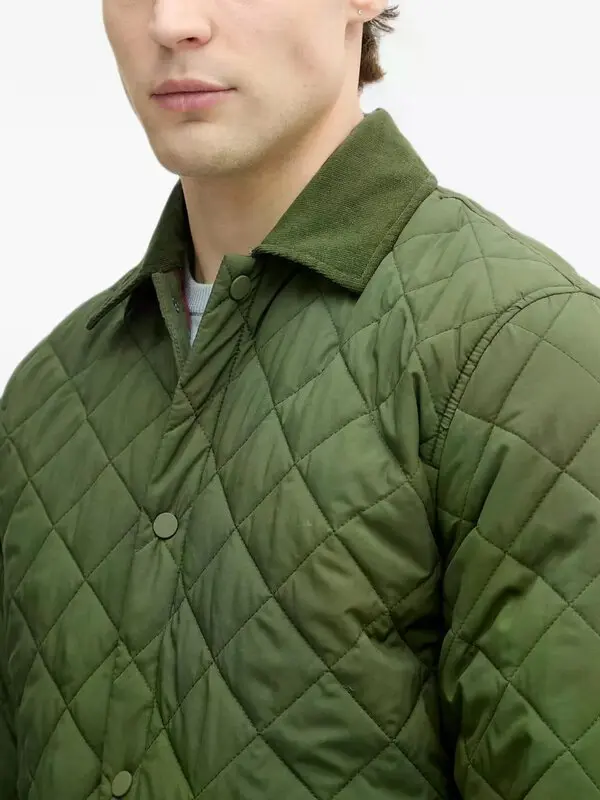 BENETTON Quilted Corduroy-collar Jacket