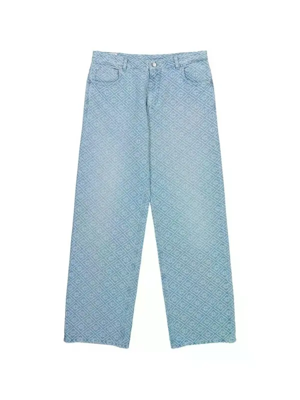Casablanca Monogram Pattern Jeans