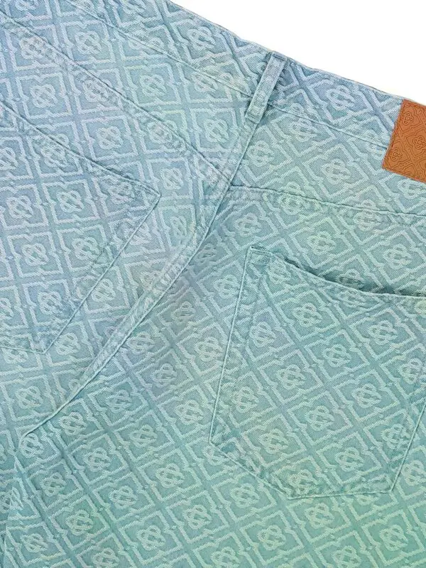 Casablanca Monogram Pattern Jeans