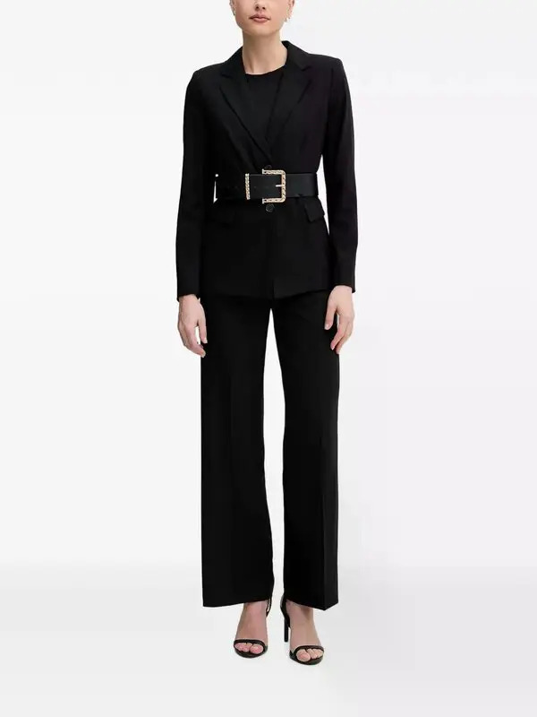 BENETTON Pressed Crease Wide-leg Trousers