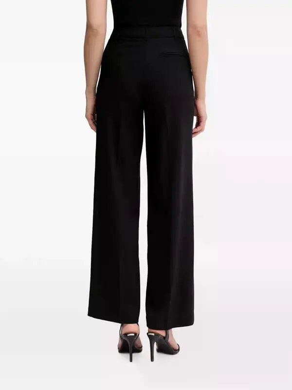 BENETTON Pressed Crease Wide-leg Trousers