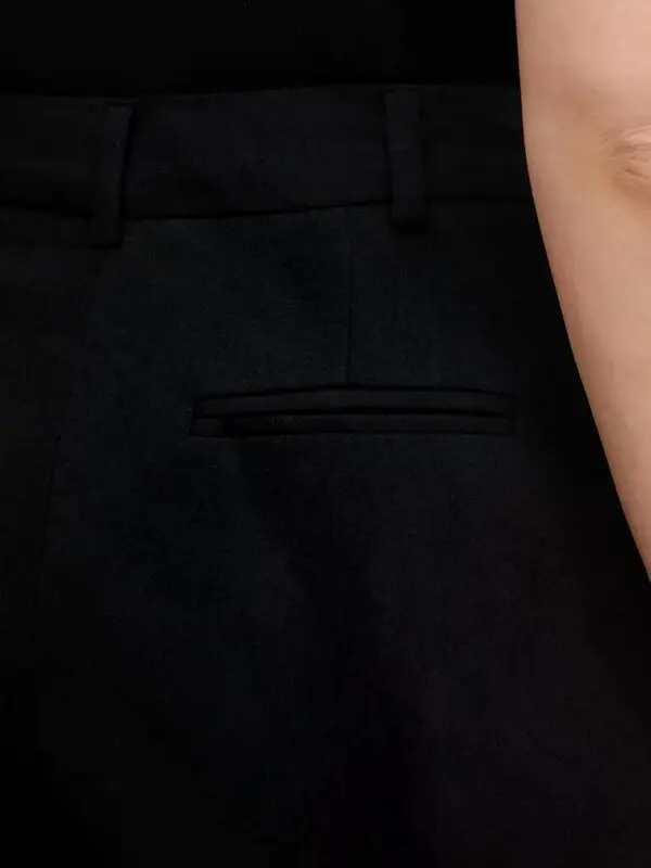 BENETTON Pressed Crease Wide-leg Trousers