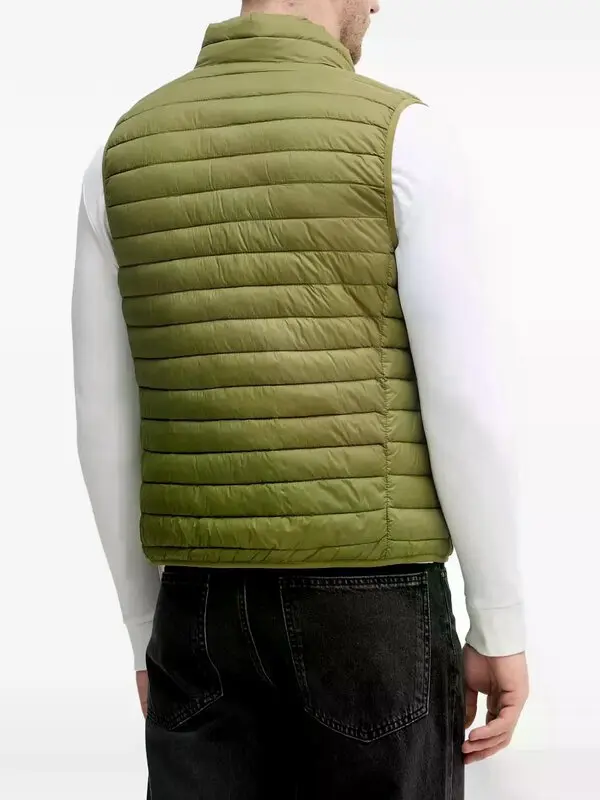 BENETTON Quilted High-neck Gilet