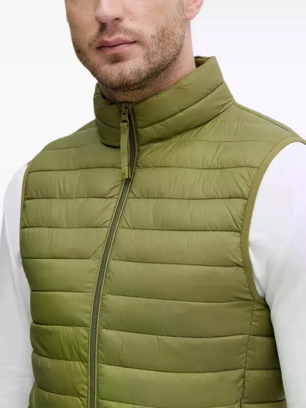 BENETTON Quilted High-neck Gilet