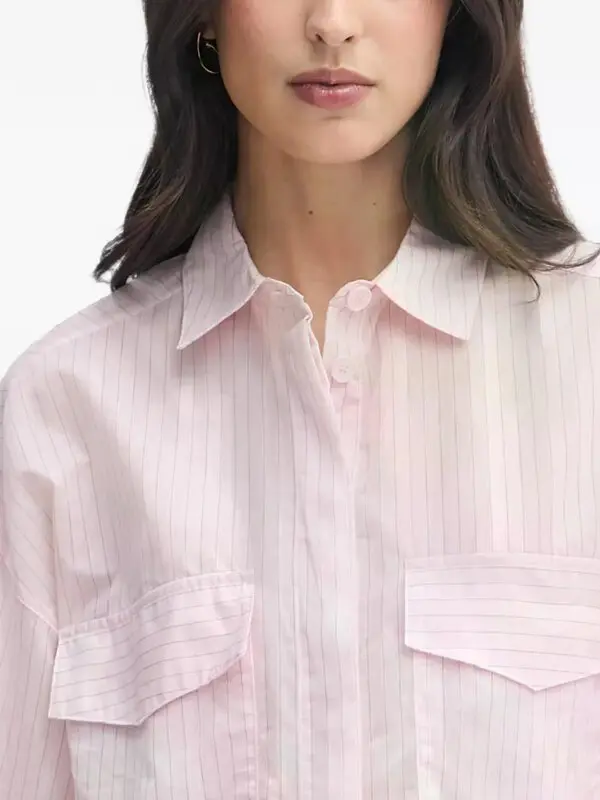 BENETTON Striped Pocket Detail Shirt