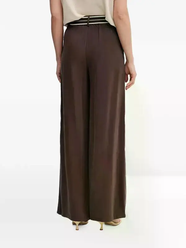 BENETTON Belted Wide-leg Trousers