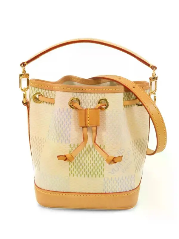LOUIS VUITTON Damier Giant Nano Noe Handbag - Neutrals