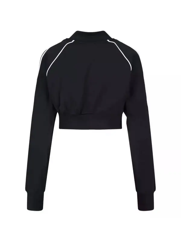 Adidas Cropped Sweatshirt With Stripe Detail