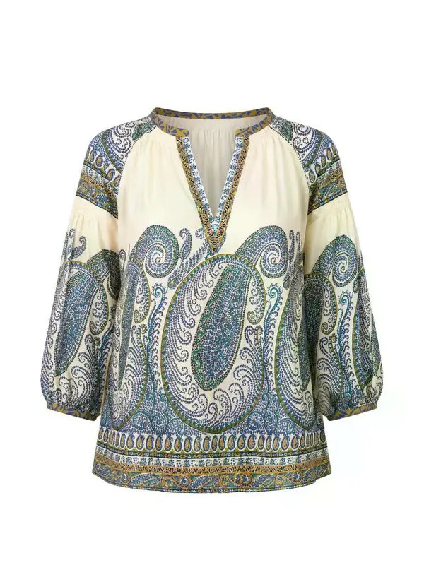 BOTEH Arcadia Paisley Smock Blouse
