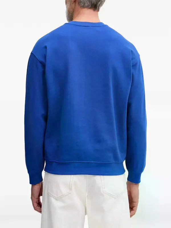 BENETTON Logo Patch Crewneck Sweatshirt