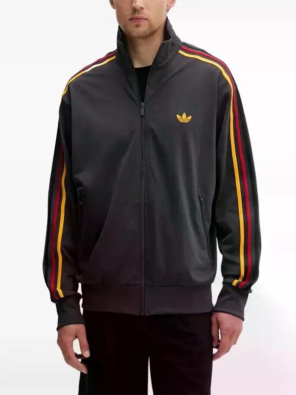 Adidas Firebird Side-stripe Zip-up Track Jacket - Black