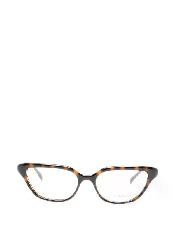 Gucci Bamboo-effect Cat-eye Glasses - Brown