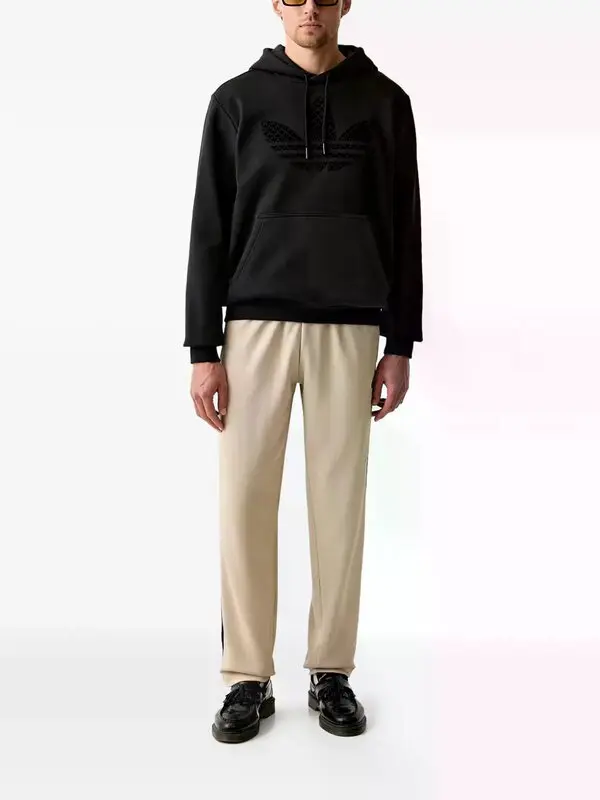 Adidas Logo-embroidered Side-stripe Track Pants