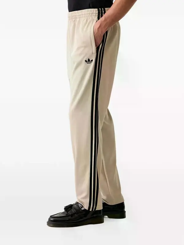 Adidas Logo-embroidered Side-stripe Track Pants