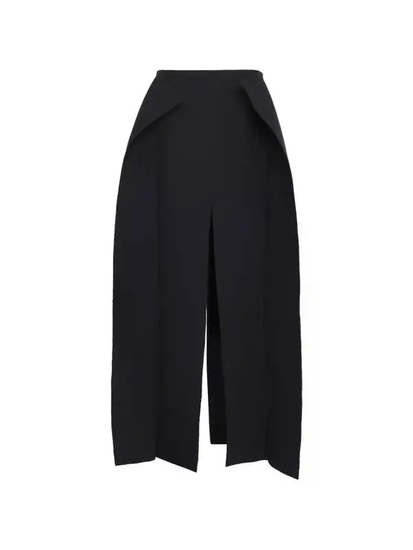 A.W.A.K.E. Mode Panelled Maxi Skirt With Slit Detail