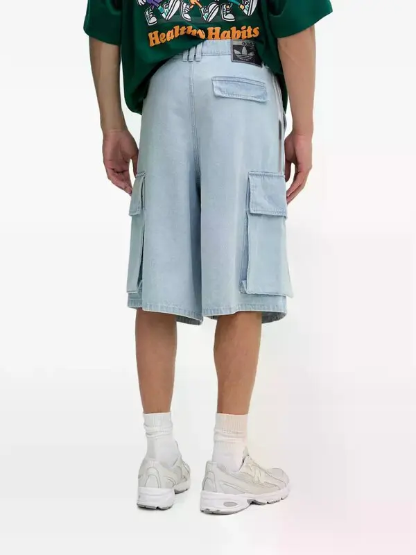 Adidas Adilenium Season 5 Denim Cargo Shorts