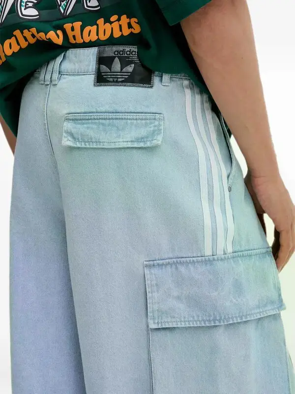 Adidas Adilenium Season 5 Denim Cargo Shorts