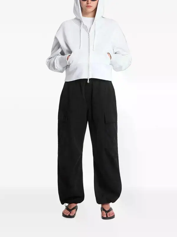 DIME Cropped Zip-up Hoodie