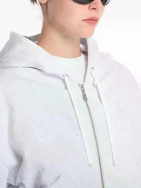 DIME Cropped Zip-up Hoodie