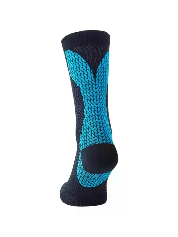 ACCAPI Energy Wave Infrared Achilles Patterned Logo-knit Socks