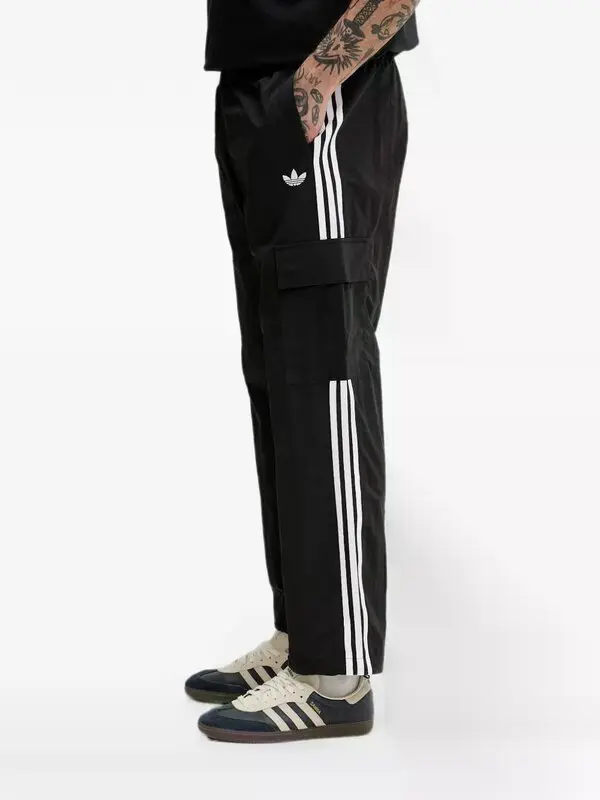 Adidas Logo-embroidered 3-stripe Track Pants